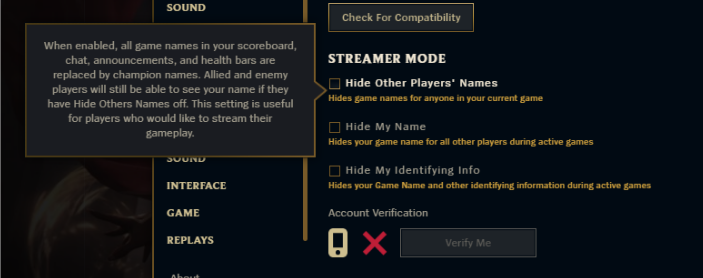 Anonymizing Your Riot ID – League of Legends Support